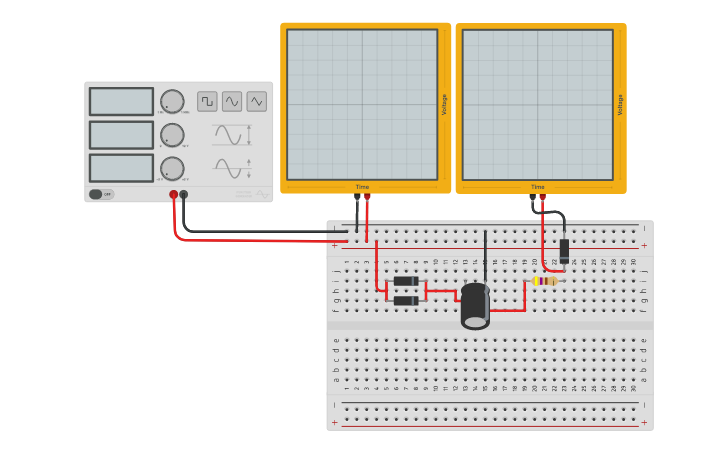 Circuit design Ejercicio 2 | Tinkercad