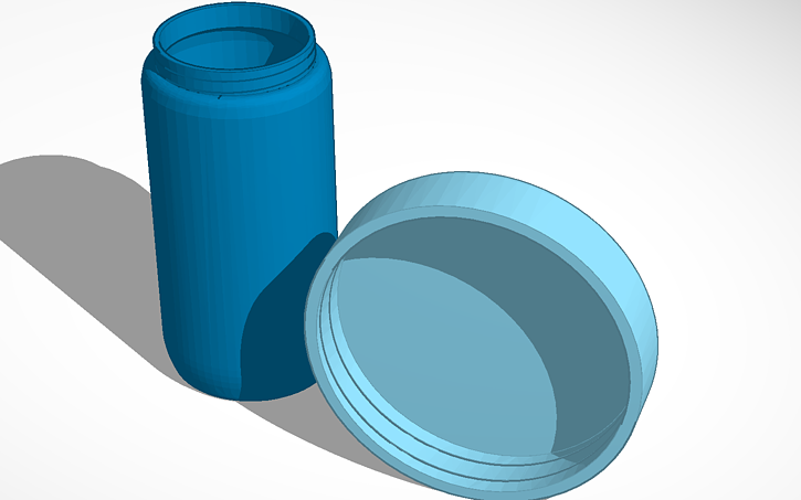 3D design Water Bottle - Tinkercad