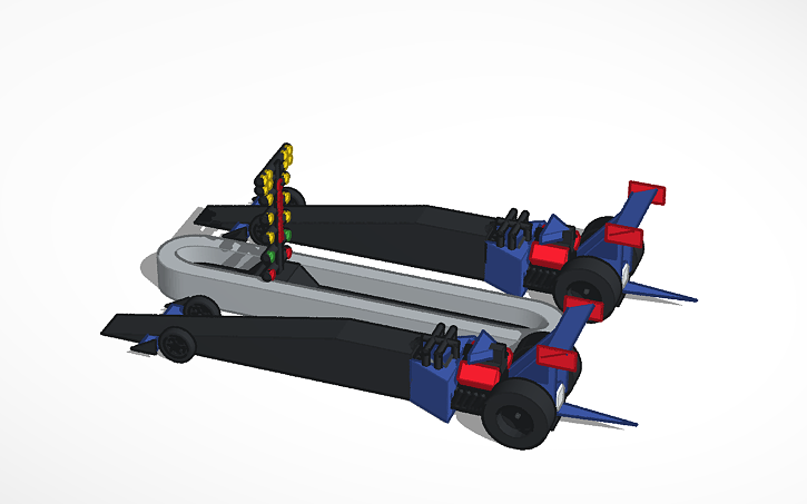 3D design Top fuel dragster | Tinkercad