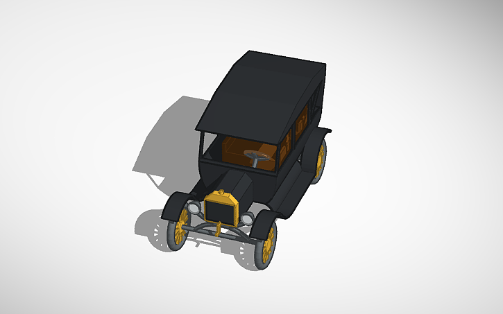3D design Ford Model T - Tinkercad