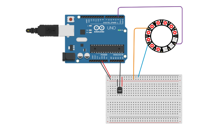 Circuit design tugas prak 9 1818124 - Tinkercad Circuit design tugas prak 9 1818124 - Tinkercad