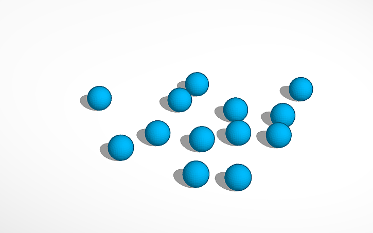 3d Design Copy Of Balls Tinkercad