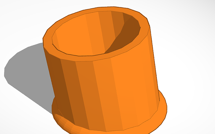 3D design Chair leg cap tilted | Tinkercad
