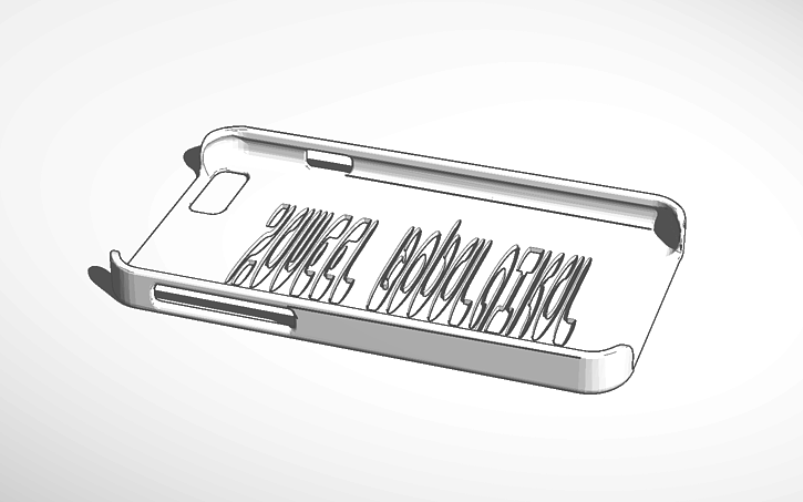 3D design iPhone case - Tinkercad