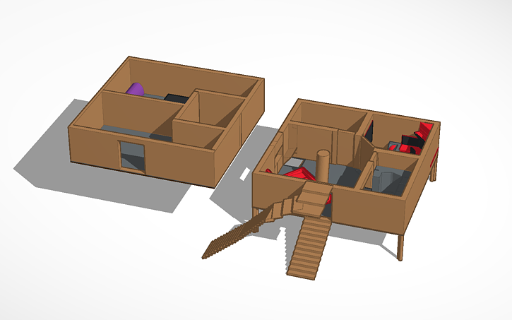 3D design Tree House - Tinkercad