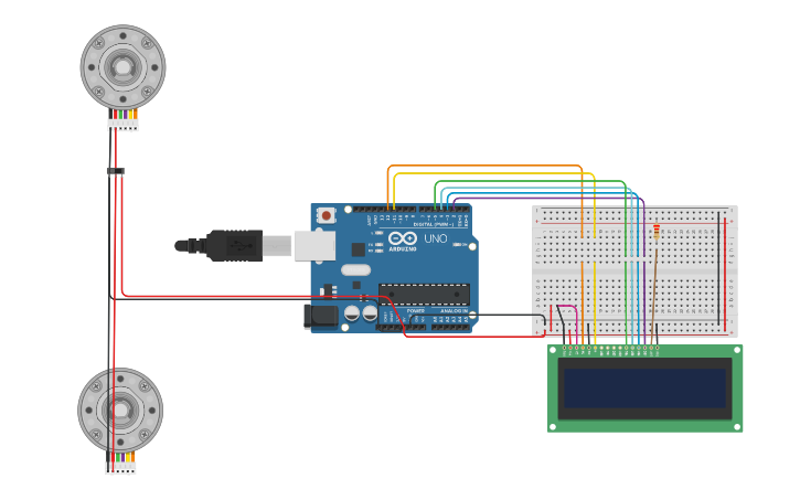 Circuit design Car - Tinkercad