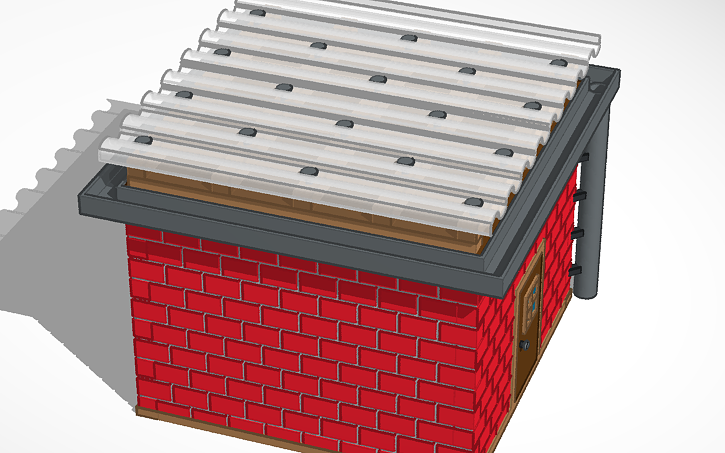 3D design Brick Shack | Tinkercad