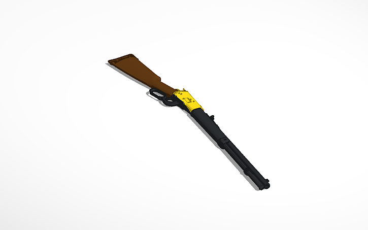 3D design Henry rifle - Tinkercad