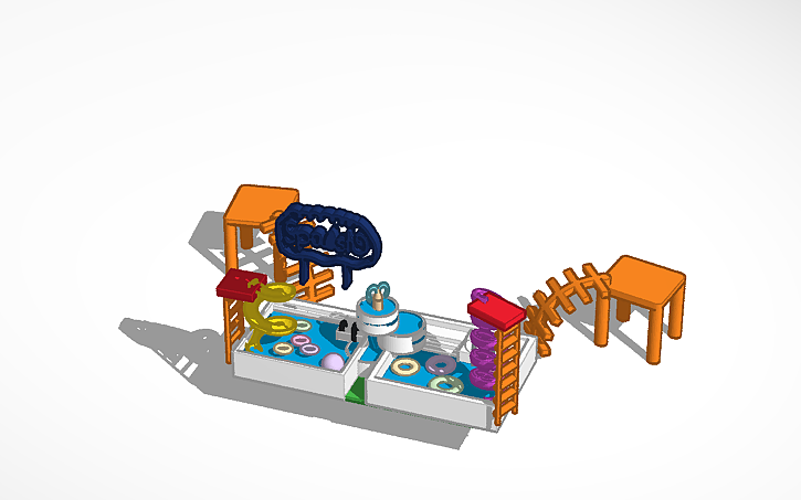 3D design splash waterpark - Tinkercad
