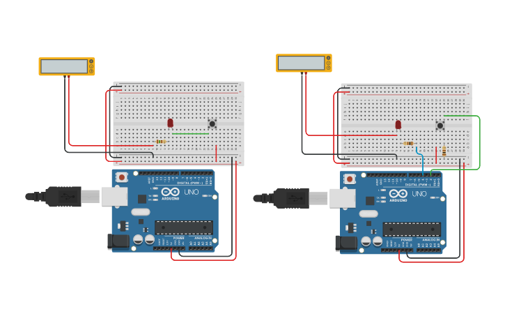 Circuit design Circuito simples | Tinkercad