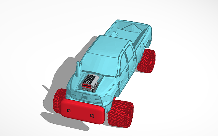 3D design Diesel truck for pulling | Tinkercad