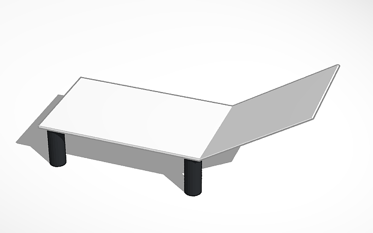 3D design pool chair - Tinkercad