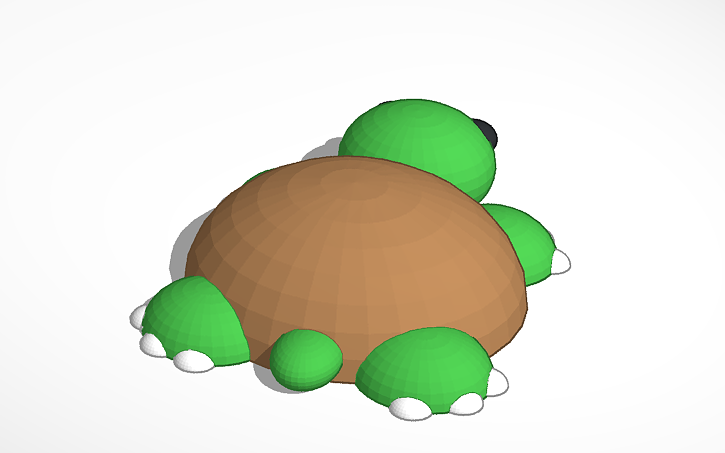 3D design Turtle - Tinkercad
