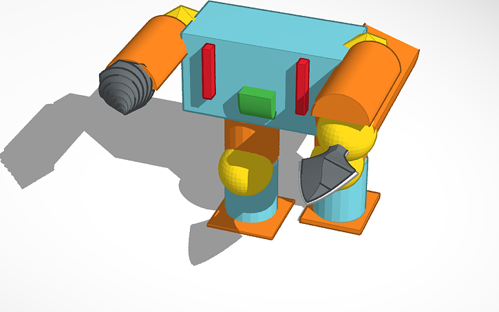 3D design Battle Bot - Tinkercad