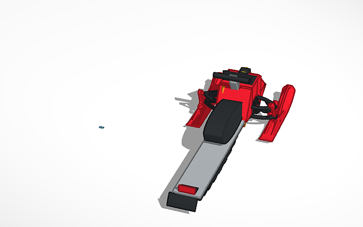 3D design Copy of rc snowmobile front - Tinkercad