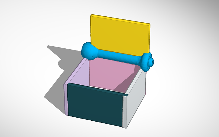 3D design renkli kutum | Tinkercad