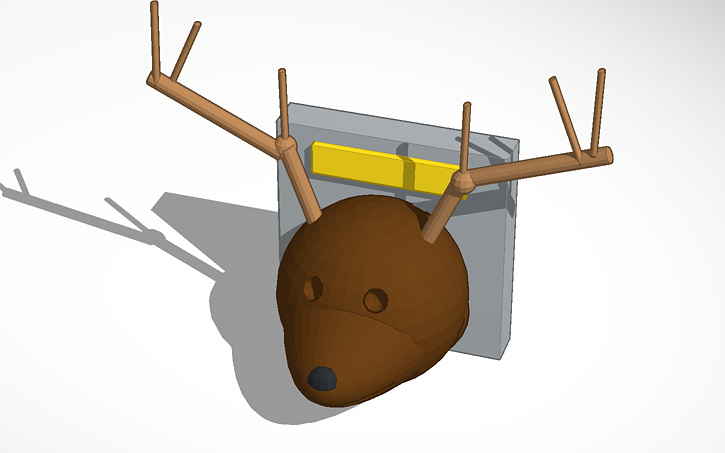 3D design Deer - Tinkercad