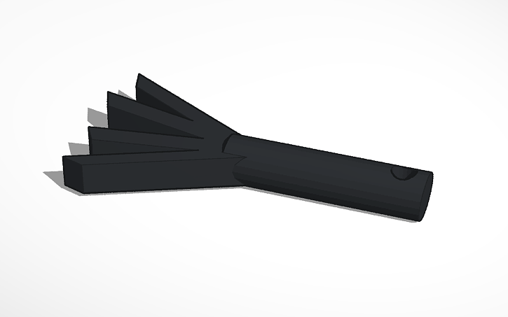 3D design leek key chain | Tinkercad