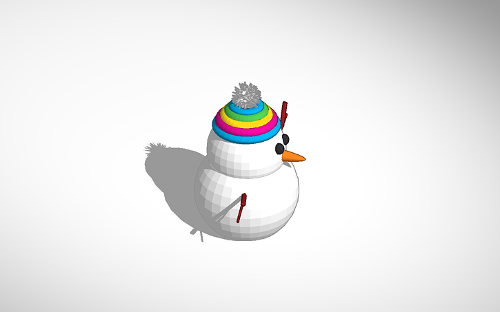 3D design snowman2 | Tinkercad