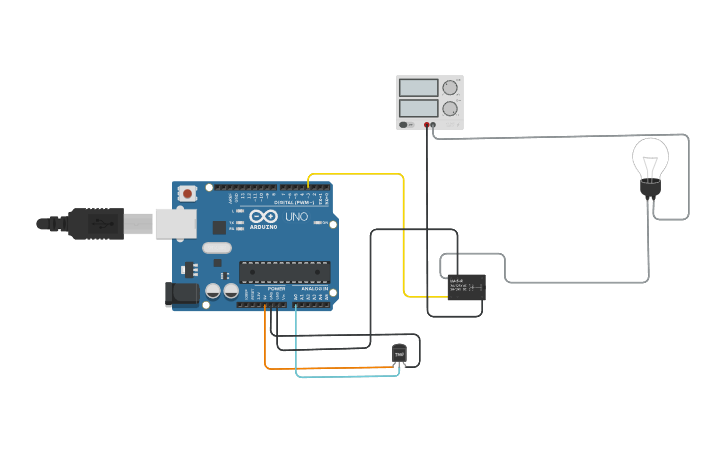 Circuit design Tumabiene_Working with Relay Module - Tinkercad