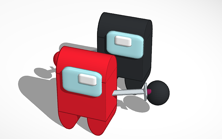 3D design Among us character | Tinkercad