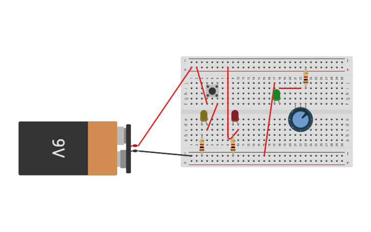 Circuit design Circuito 2 Dylan Tzun - Tinkercad