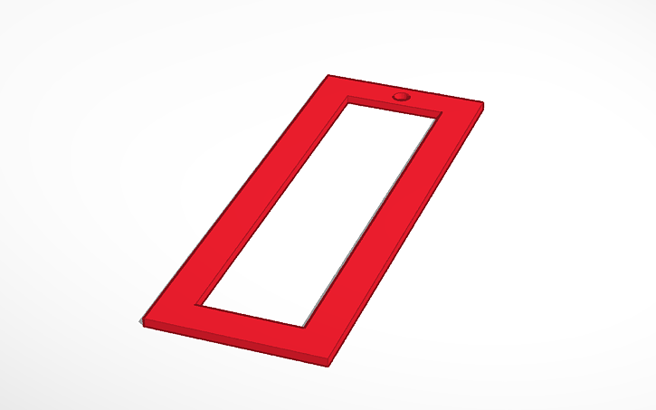 3D design Rectangle - Tinkercad