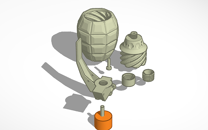 3D design Grenade - Tinkercad
