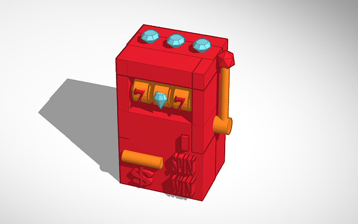 3D design slot machine 1 - Tinkercad