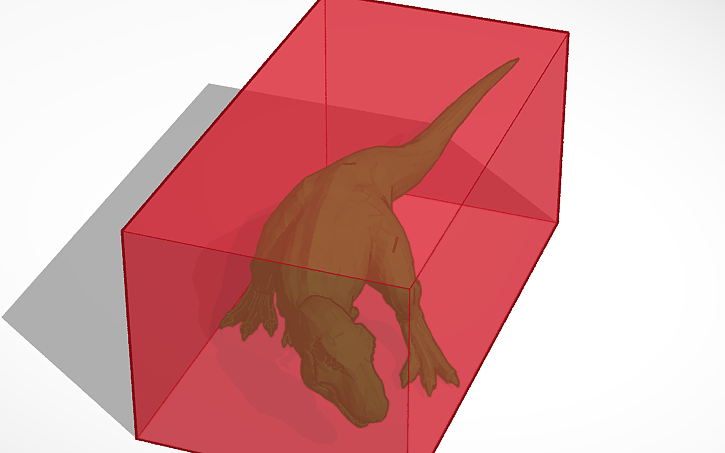 3D design DINO - Tinkercad