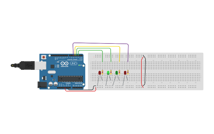 Circuit design Circuito electronica | Tinkercad
