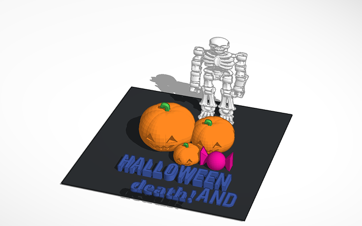 3D design happy halloween #techsaturday | Tinkercad
