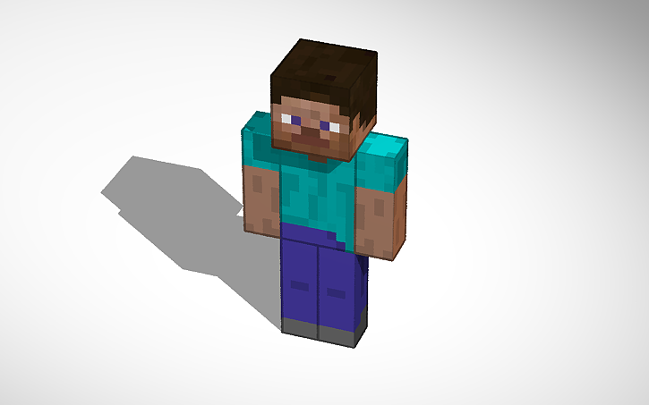 3D Design Steve Minecraft Tinkercad 3d-design-steve-minecraft-tinkercad
