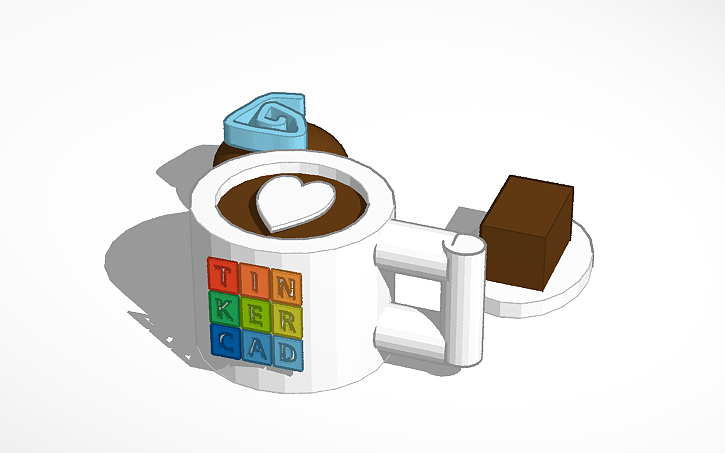 3D design Coffee Mug 3 - Tinkercad