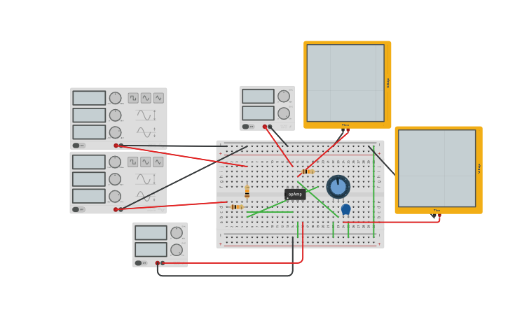 Circuit design 3 Low Pass Filter - Tinkercad Circuit design 3 Low Pass Filter - Tinkercad