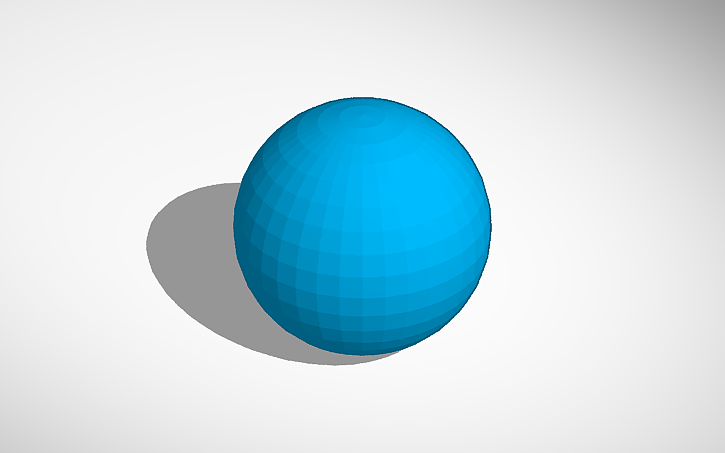 3D design A very normal sphere with no hidden things - Tinkercad