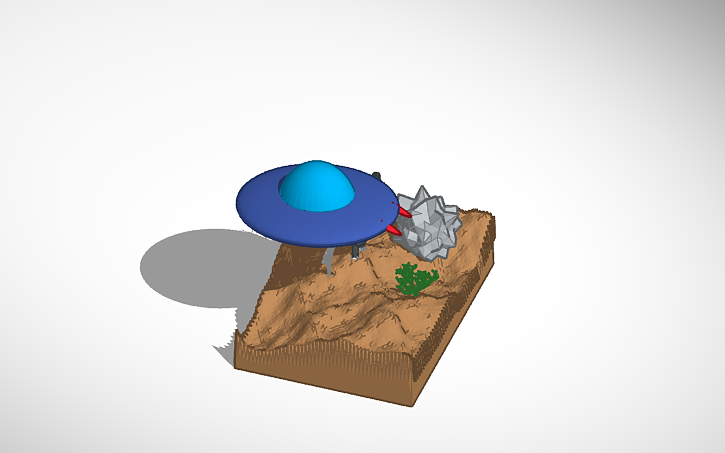 3D design UFO - Tinkercad