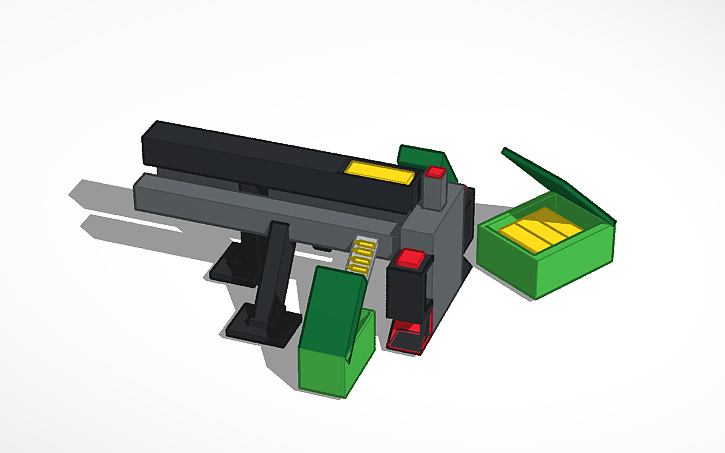3D design Tri-Cannon - Tinkercad