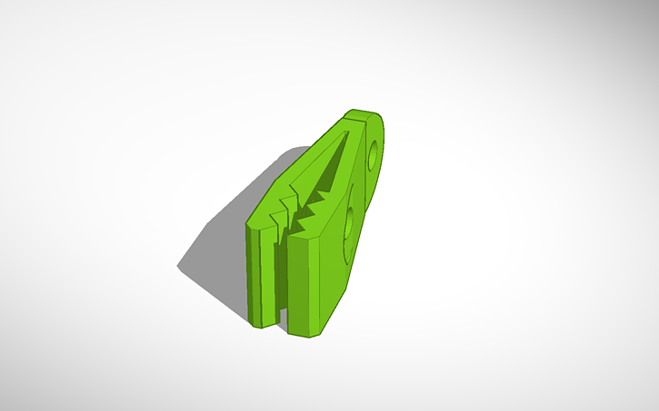 3D design Copy of Tarp Clip | Tinkercad