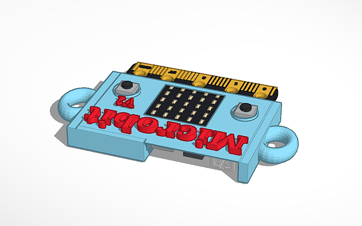 3D design microbit real - Tinkercad