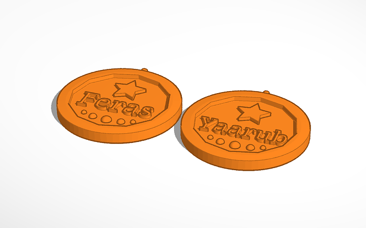 3D design Kids medals - Tinkercad