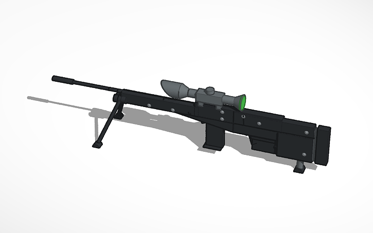 3D design sniper | Tinkercad