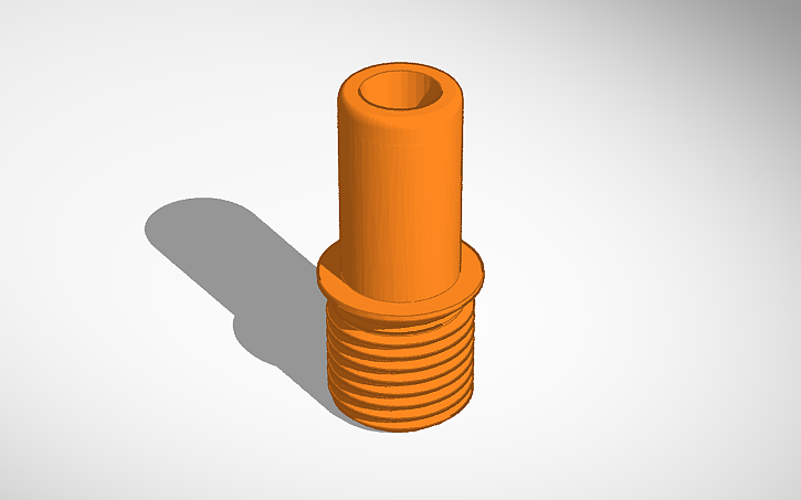 3D design HW40 1/2 UNF suppresor Silencer Adapter - Tinkercad