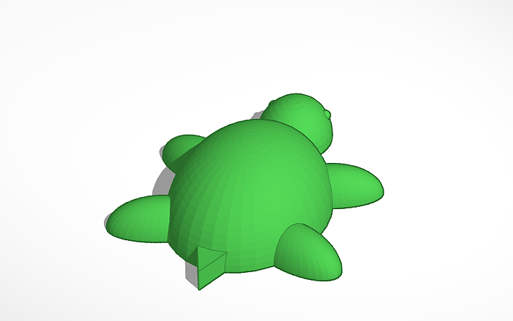 3D design Turtle - Tinkercad
