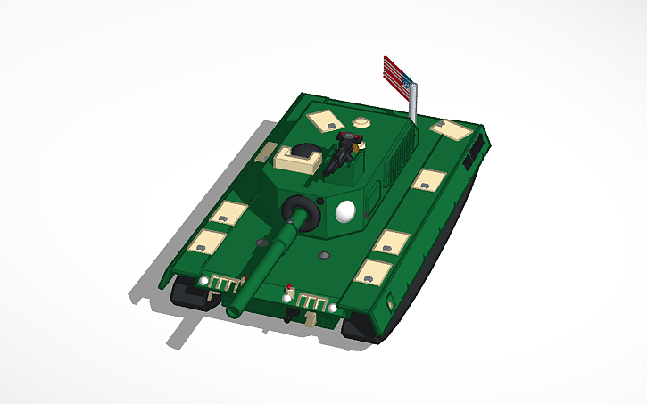 3D design US Army Tank 1.0 - Tinkercad
