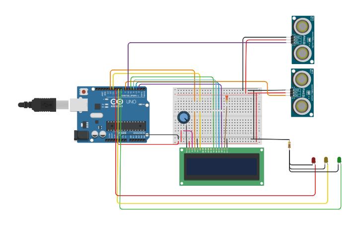 Circuit design Examen U1 Interfaces II | Tinkercad