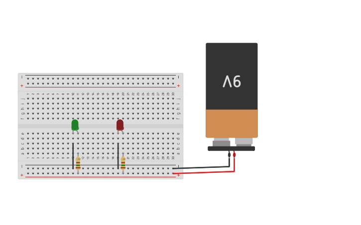 Circuit Design Circuito Paralelo 2 Leds Tinkercad