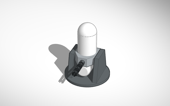 3D design Phalanx CIWS | Tinkercad
