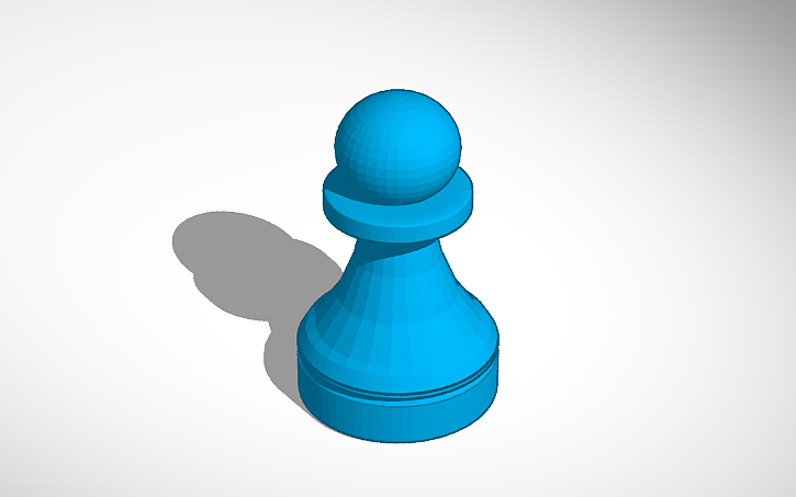 3D design Pawn - Tinkercad