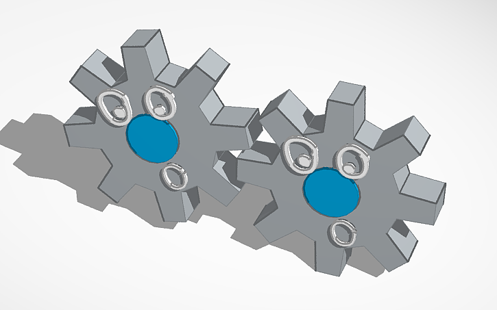3D design Fixed-gears sim lab: Klink - Tinkercad